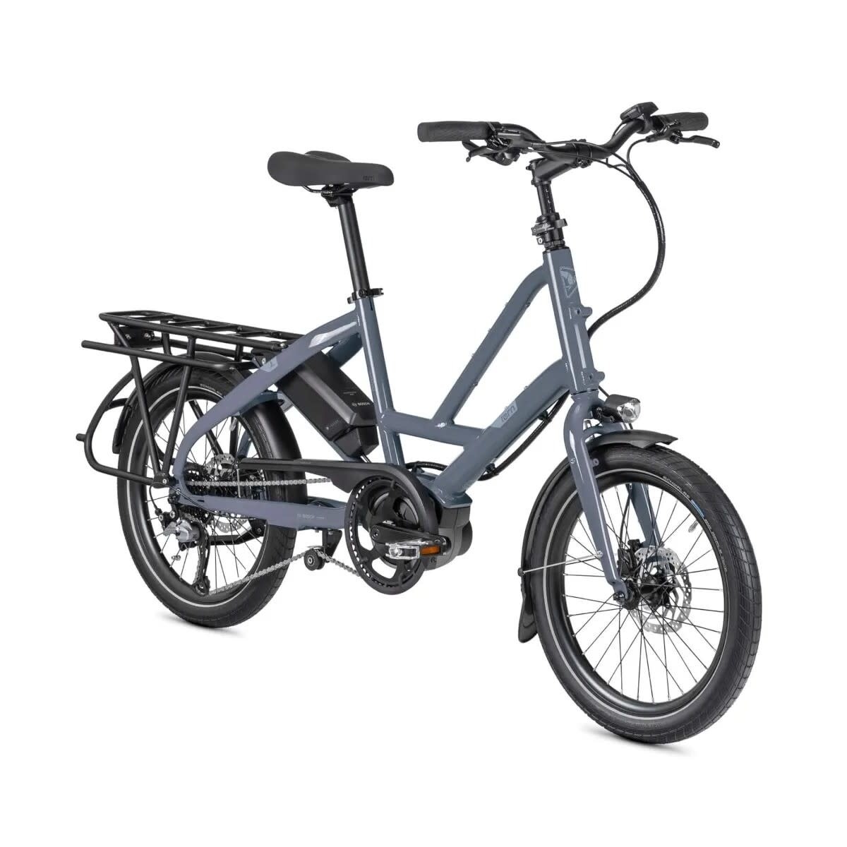 Tern Tern Quick Haul D8 400Wh Silver Blue - Velo Cycles Melbourne