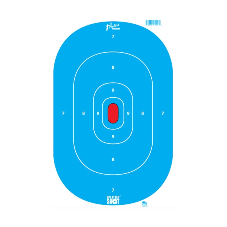 Pro-Shot 12"x18" Splattershot Silhouette Insert - High Vis Blue - Tag ...
