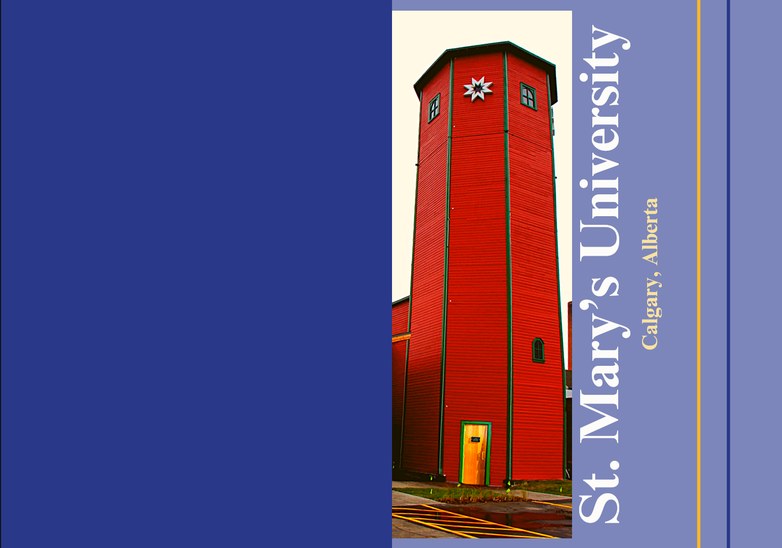 StMU Water Tower Blank Card - St. Mary's University