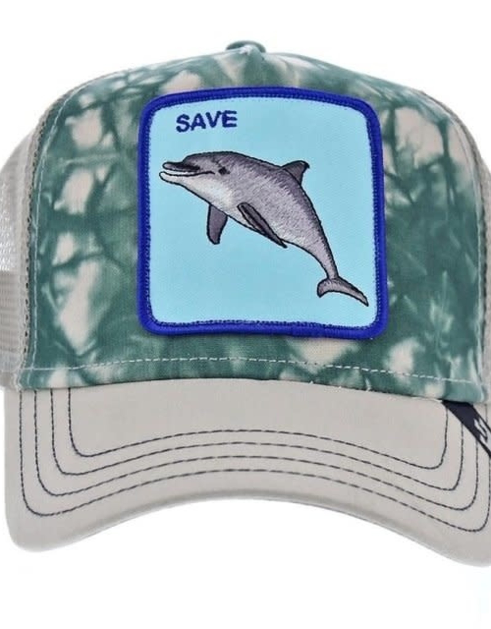 Goorin Animal The Farm Trucker Snapback Baseball Hat Cap Save Dolphin ...