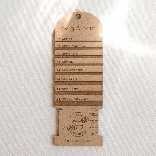 Wraps per Inch Tool - Art of Yarn