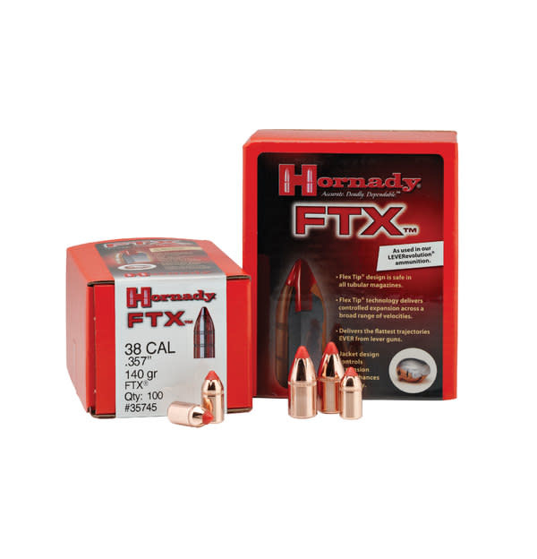 HORNADY BULLET 35 Cal .355 165 gr FTX [350 LEGEND] - Golden Guns ...