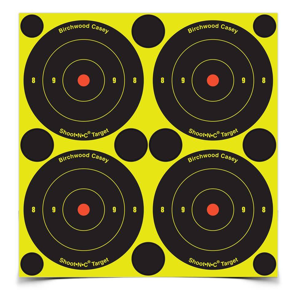Shoot•N•C 3" Bull's-eye, 240 targets - Golden Guns & Tackle LTD