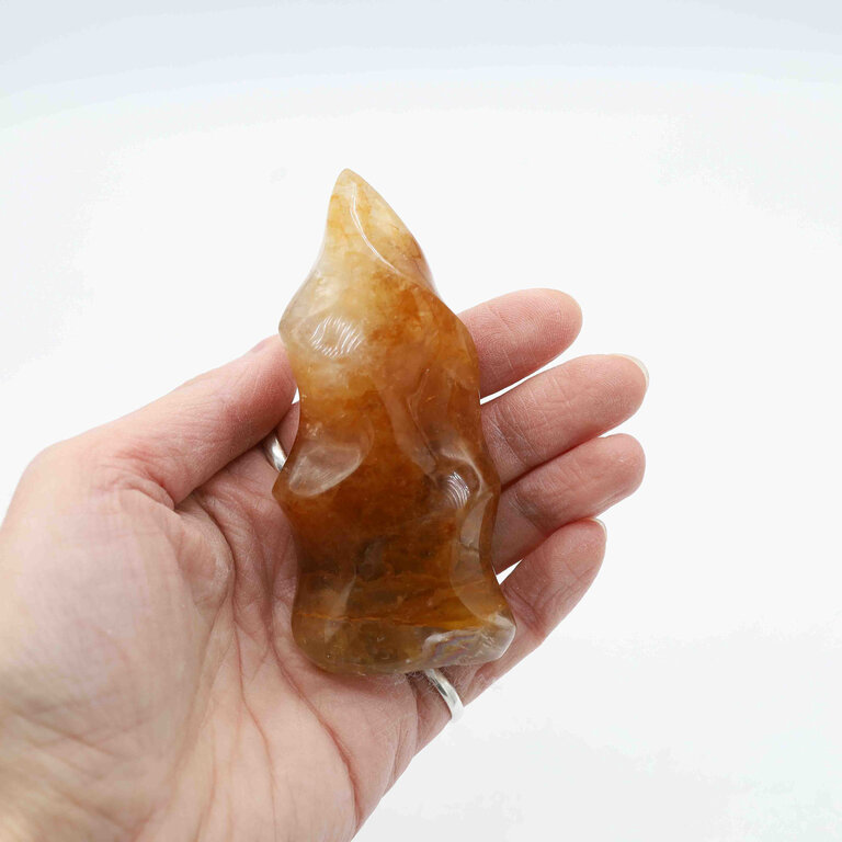 Yellow Hematoid Quartz - Flame - Pierres D'ailleurs