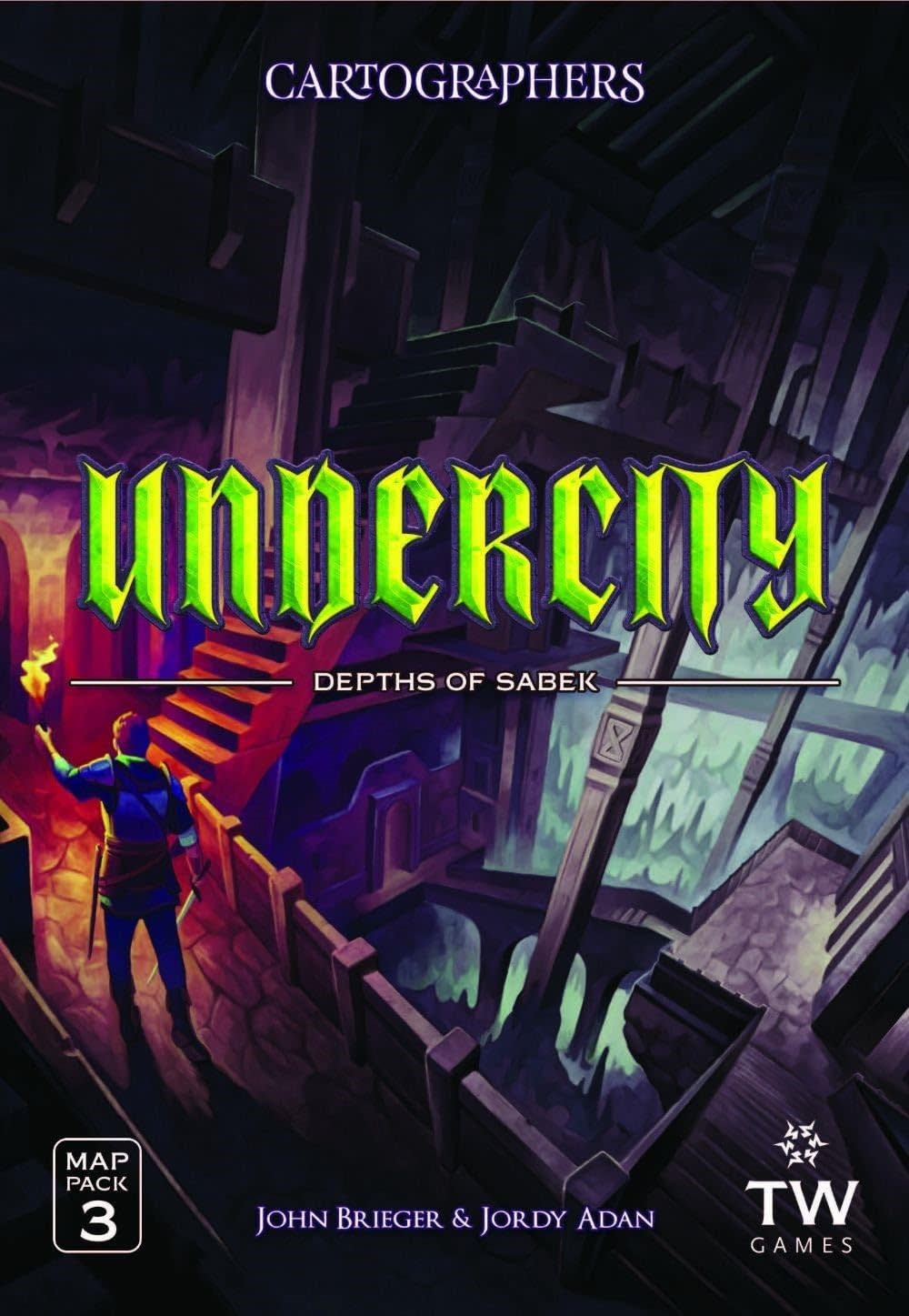 Cartographers Map Pack 3 - Undercity - Fair Game
