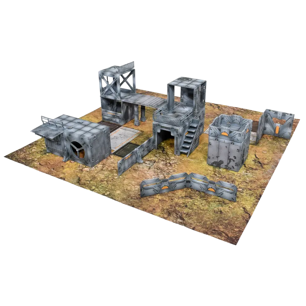 Halo Flashpoint: Buildable 3D Deluxe Terrain Set - Fair Game