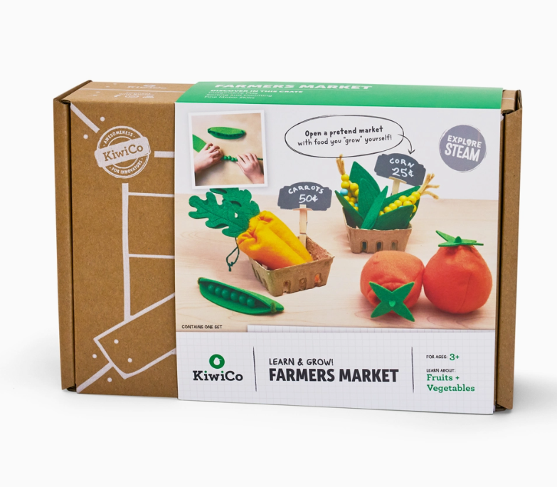 Learn & Grow Farmers Market Toy Kit for Kids - Fair Game