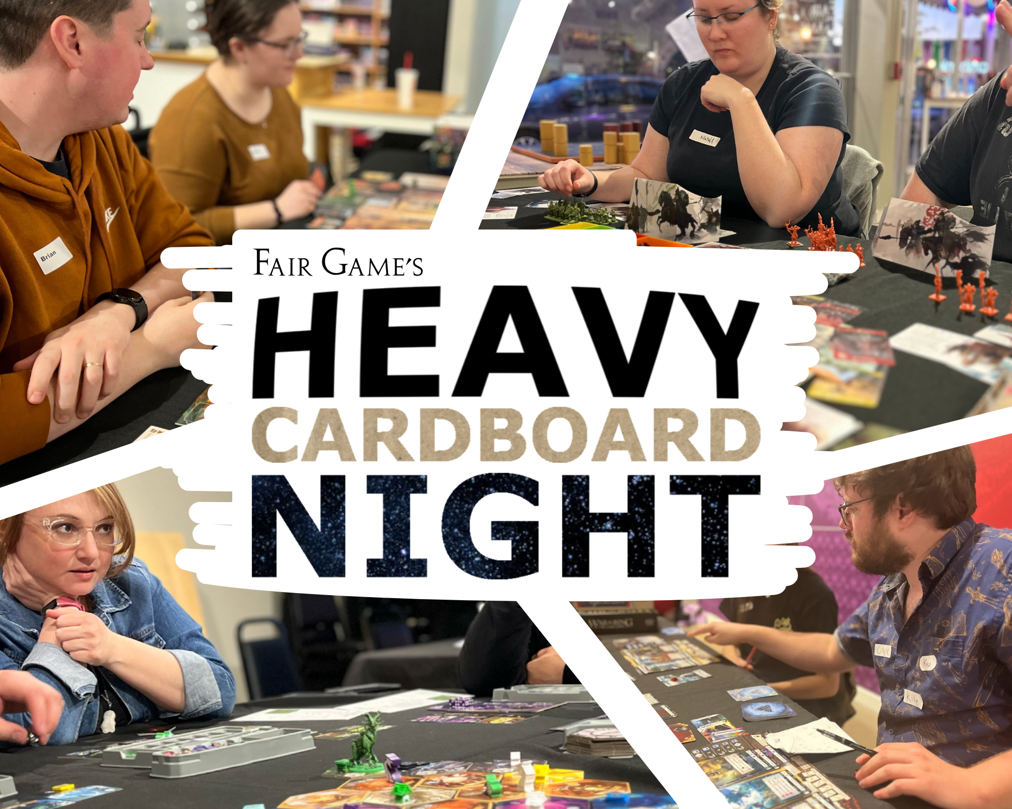 Admission: Heavy Cardboard Board Gaming Night (August 9, Downers Grove ...