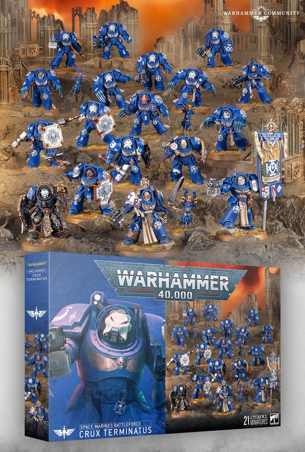 Games Workshop Warhammer 40k: Space Marines – Crux Terminatus ...