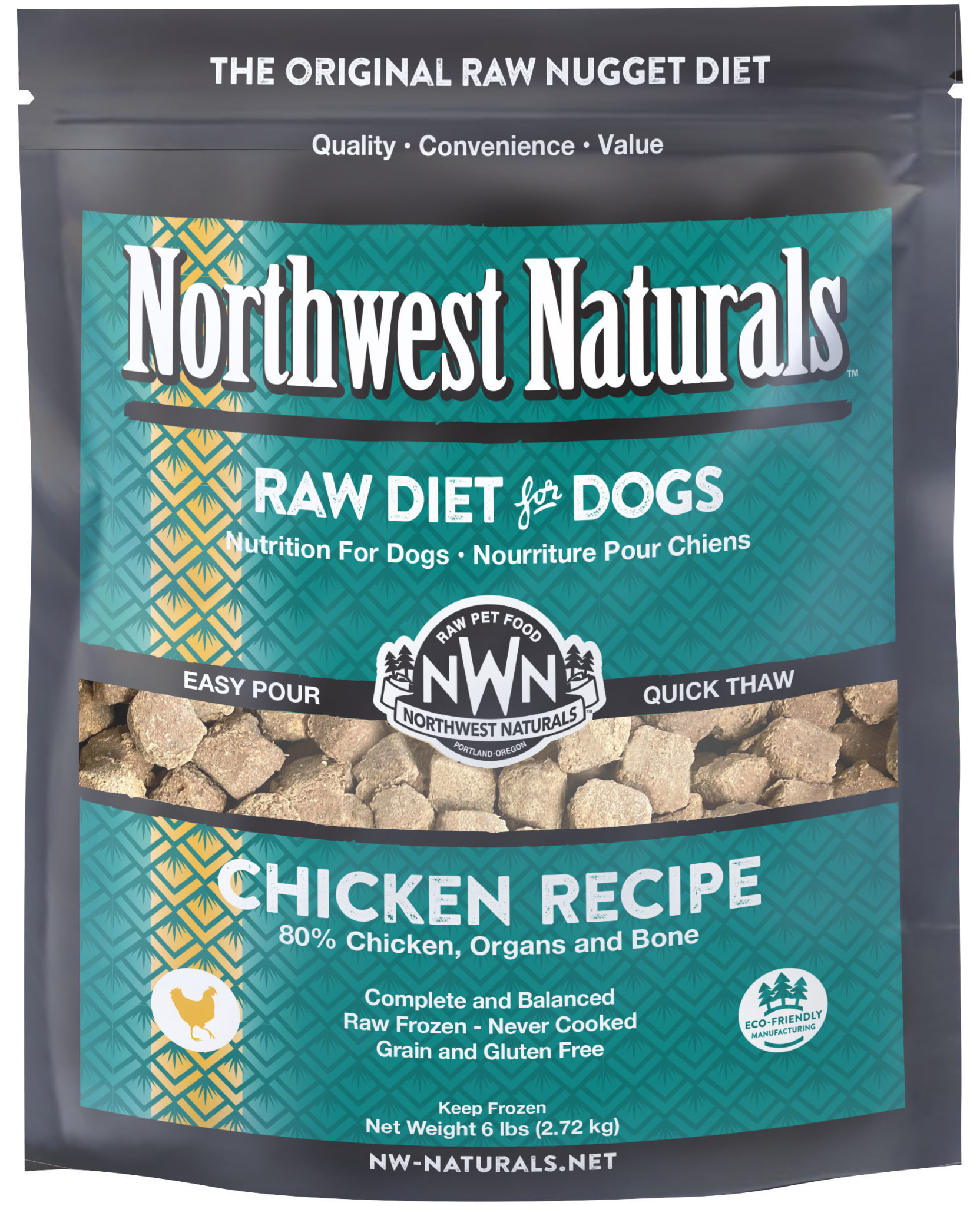 Northwest Naturals Northwest Naturals Frozen Chicken Nuggets 6 lbs ...