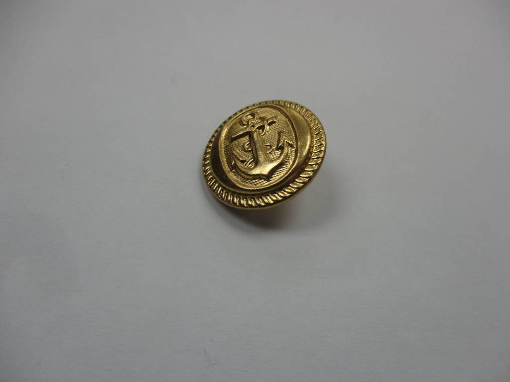 Sailor Anchor Buttons 15Mm - Gold (6 Pcs) - Samaroo's Limited