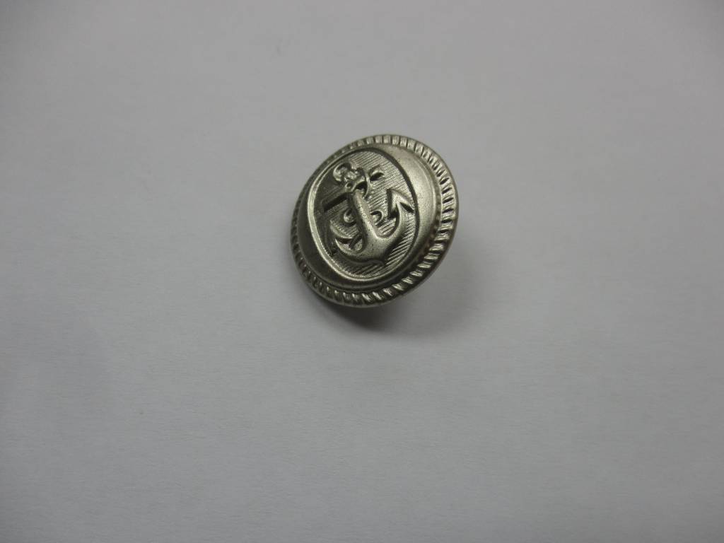 Sailor Anchor Buttons 21mm - Silver (Gross) - Samaroo's Limited
