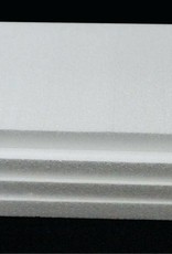 Styrofoam (12X12") Square White 3/4 Inch - Samaroo's Limited