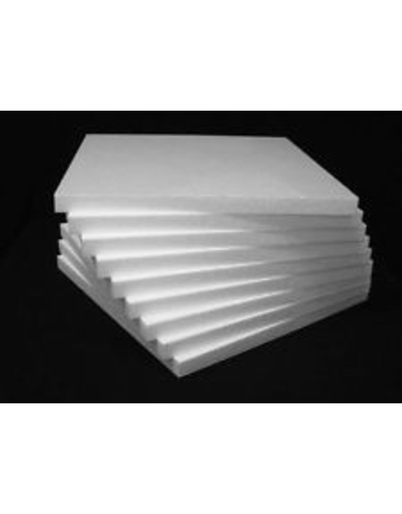 Styrofoam (12X12") Square White 1/2 Inch - Samaroo's Limited