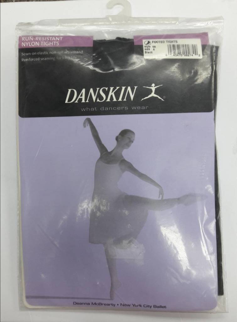 Danskin Run-Resistant Nylon Tights Size A Black - Samaroo's Limited