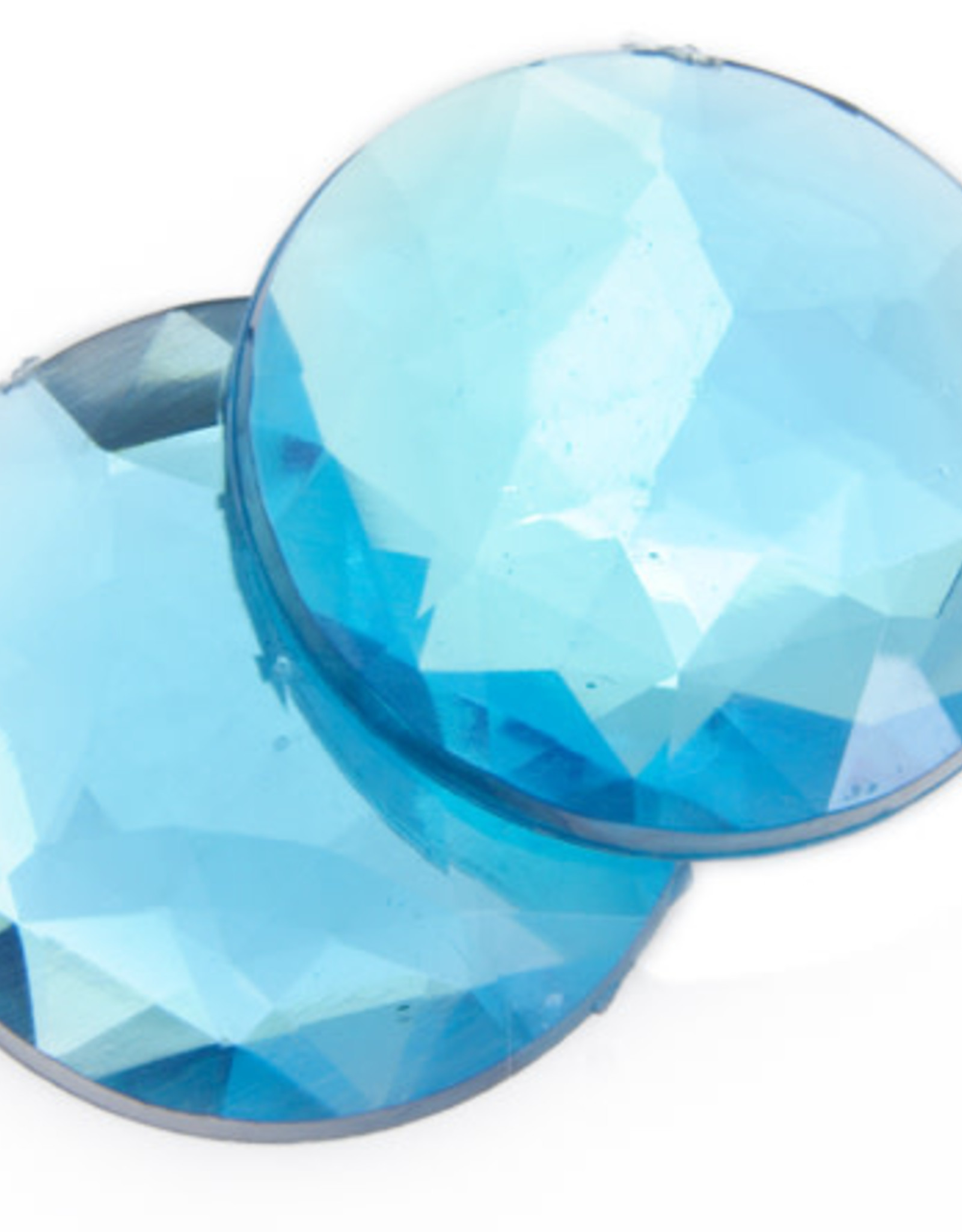 Acrylic Facetted Rhinestone Round (100 pcs) - Samaroo's Limited