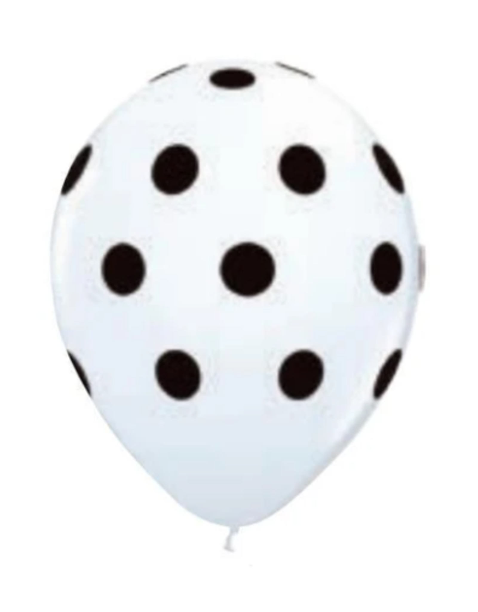 Polka Dots 12 inches Party Balloons (8 pieces) - Samaroo's Limited