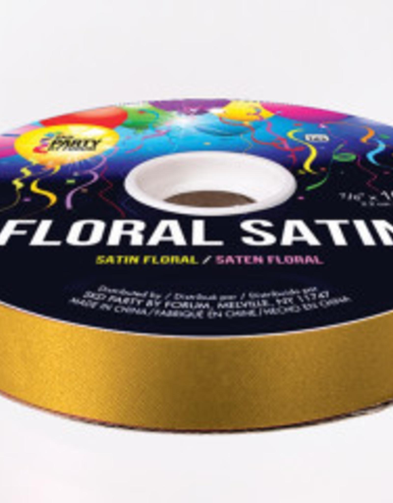 Smooth Floral Satin Ribbon 7/8 Inches - Samaroo's Limited