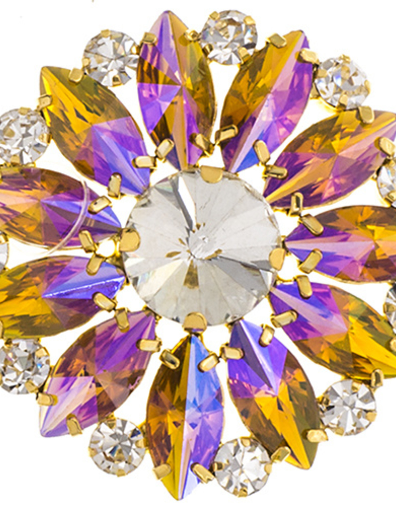Crystal Motifs Embellishments 4.5cm Round - Samaroo's Limited