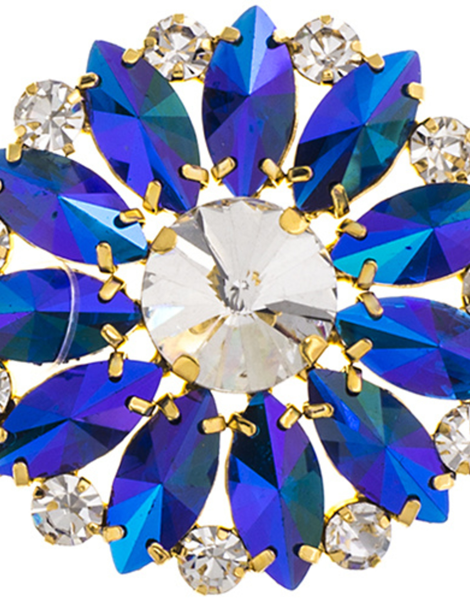 Crystal Motifs Embellishments 4.5cm Round - Samaroo's Limited