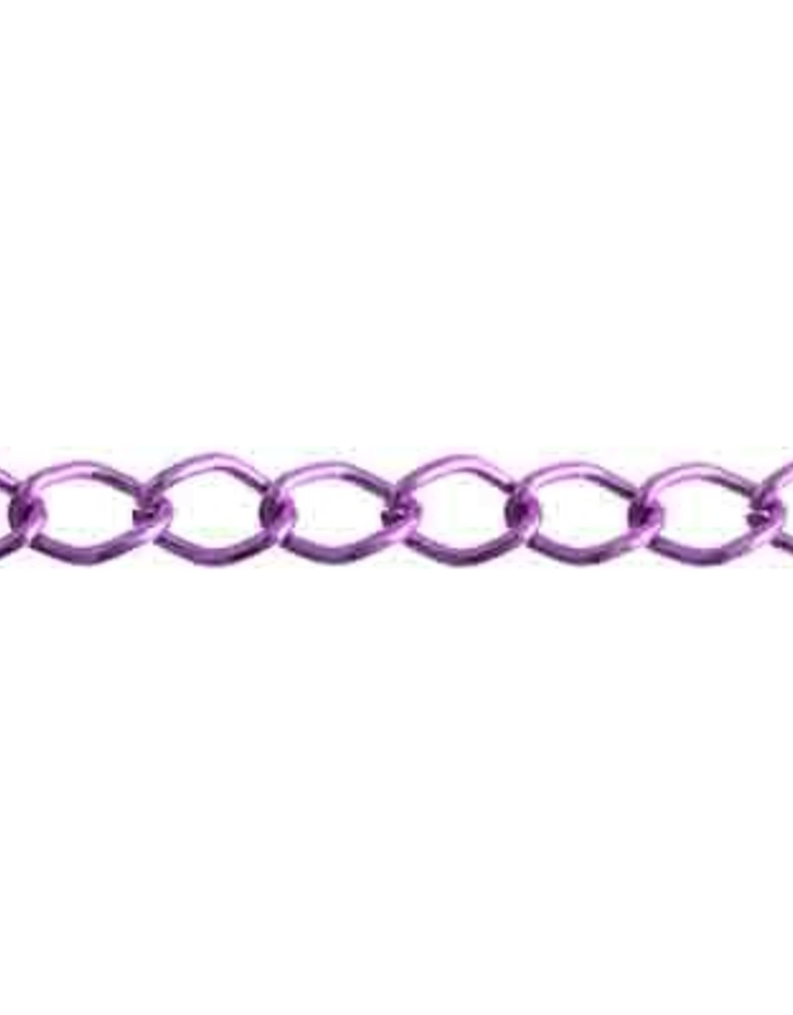 Aluminum Chain 50m/spool Purple 11 x 8mm - Samaroo's Limited