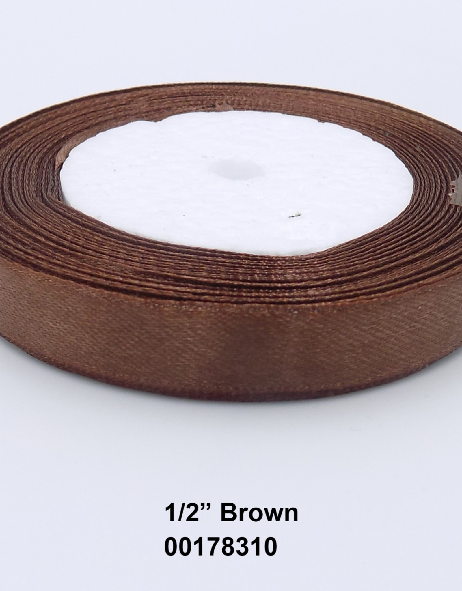 Satin Ribbon 1/2 Inch Roll 25yds - Samaroo's Limited