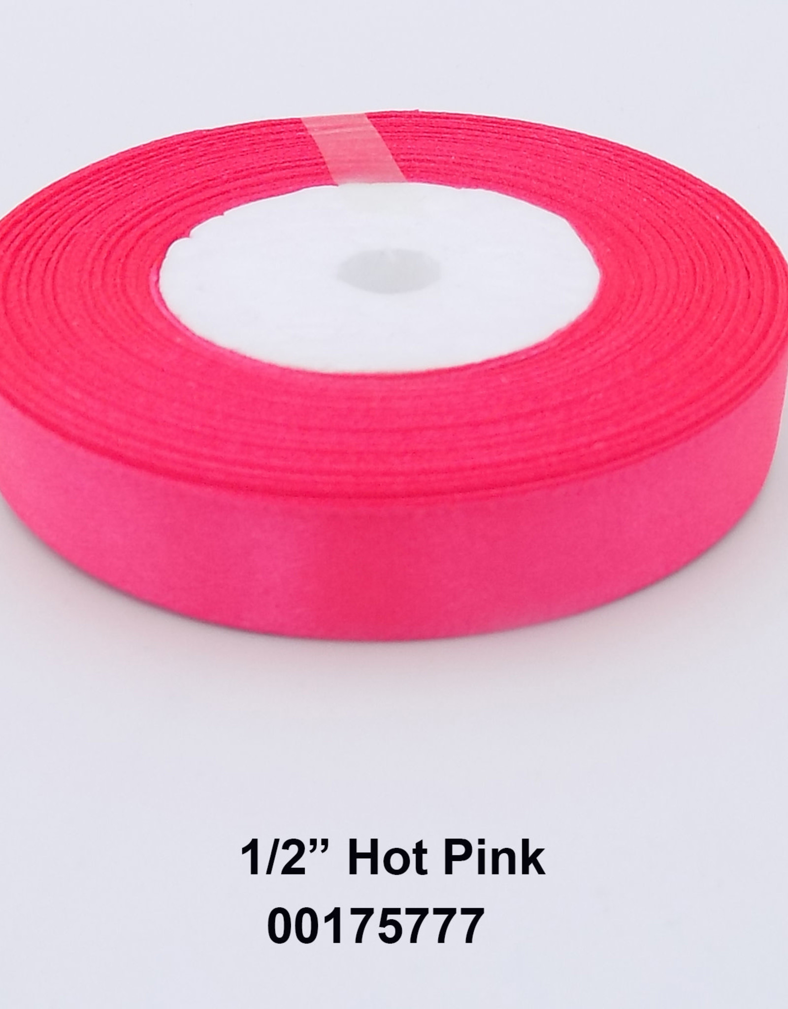 Satin Ribbon 1/2 Inch Roll 25yds - Samaroo's Limited