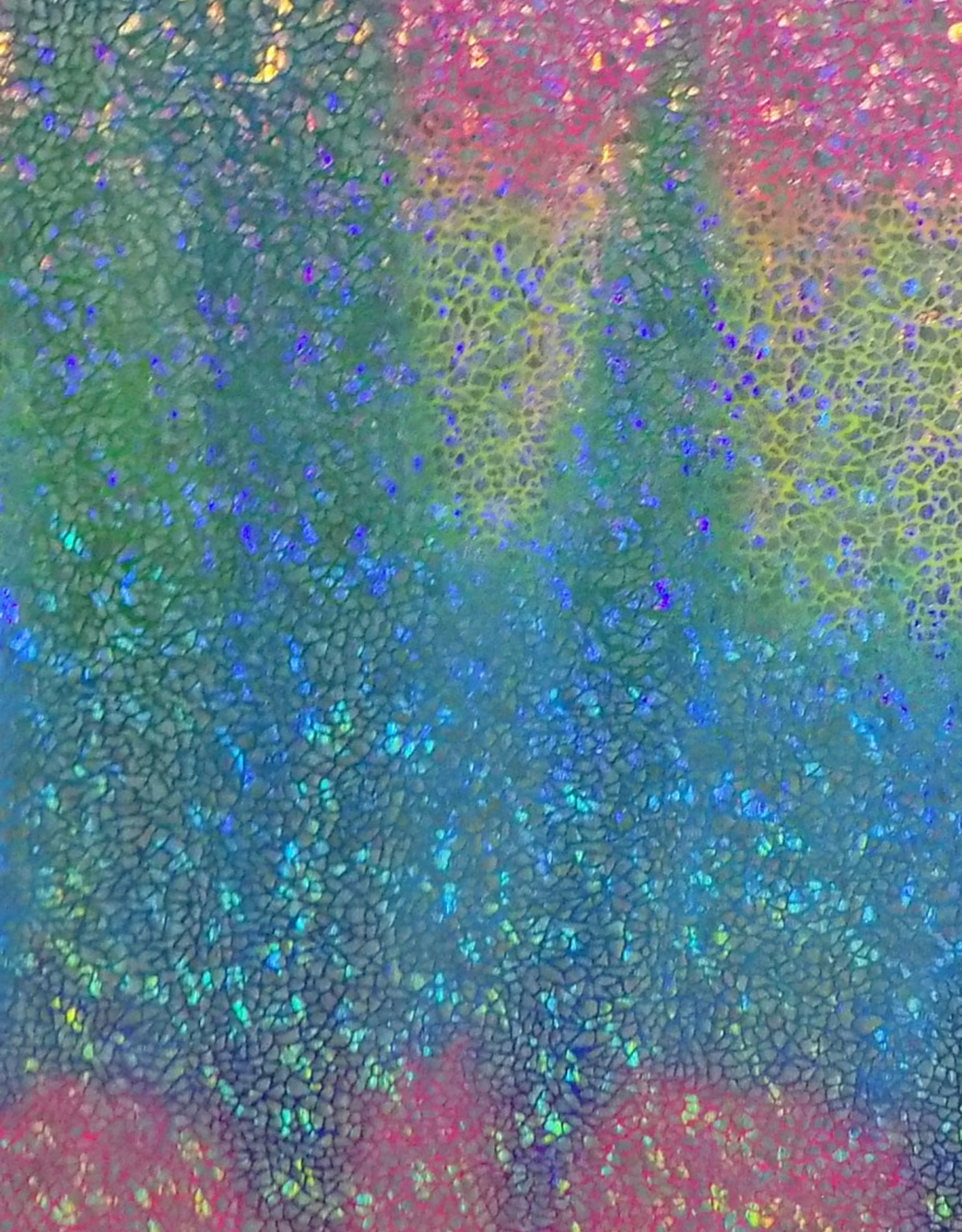 Spandex Holographic Shattered Glass Rainbow - Samaroo's Limited