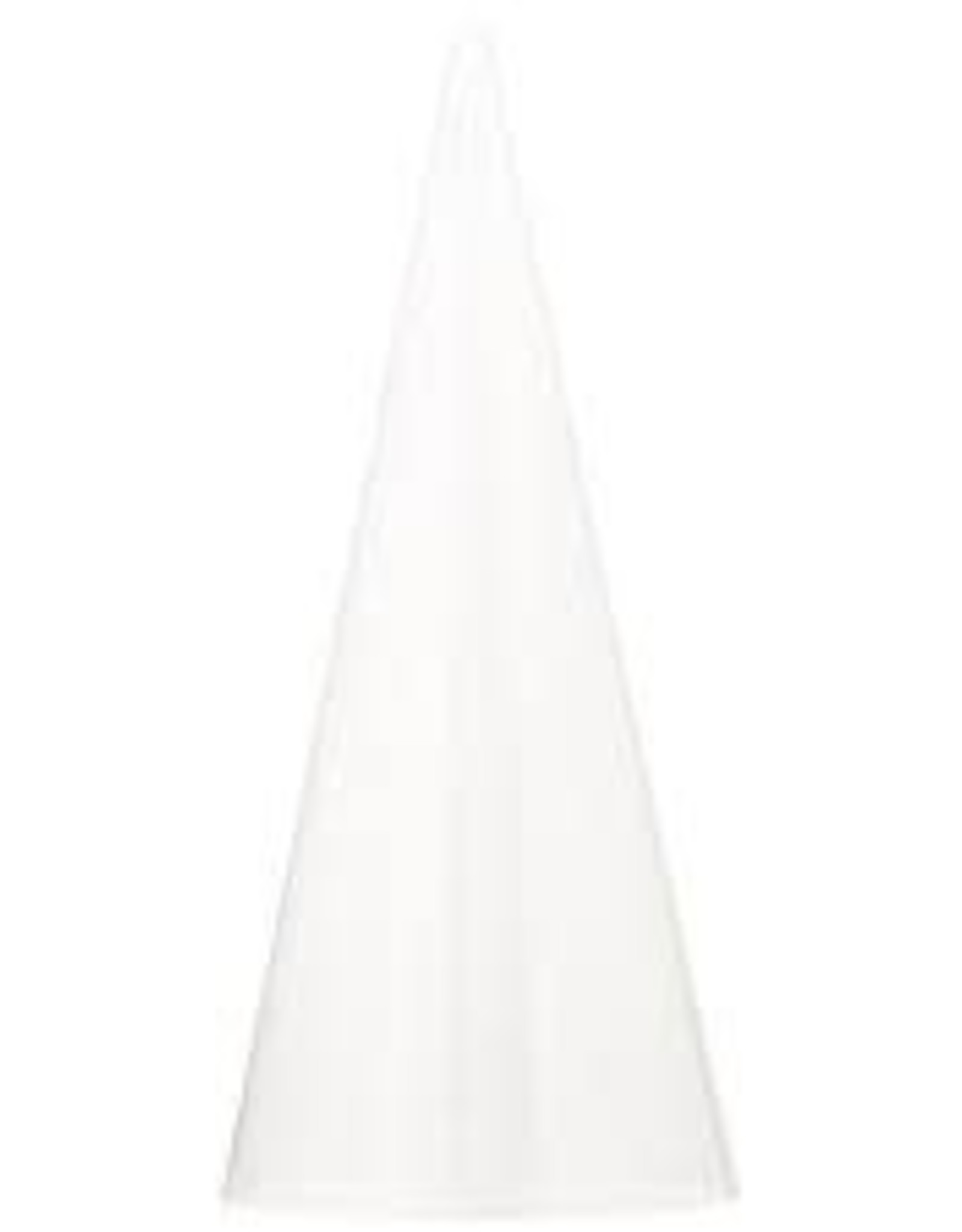 White Plastic Cone Small 12 Inches X 5 Inches - Samaroo's Limited
