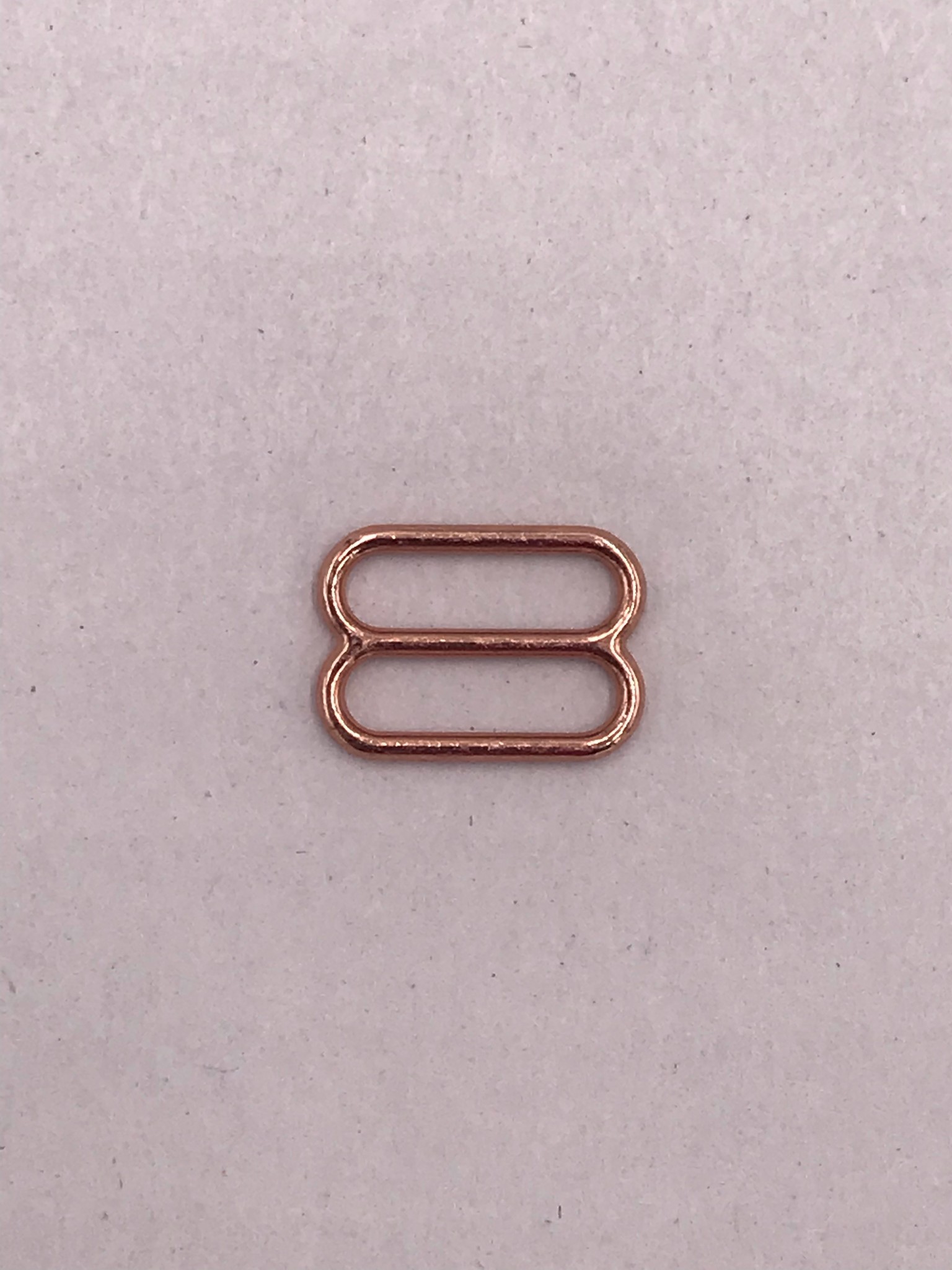 BRA SLIDER (12MM) 1/2 INCH (100PCS/PACK) - ROSE GOLD - Samaroo's Limited
