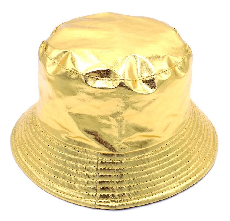 Metallic Bucket Hat - Gold - Samaroo's Limited