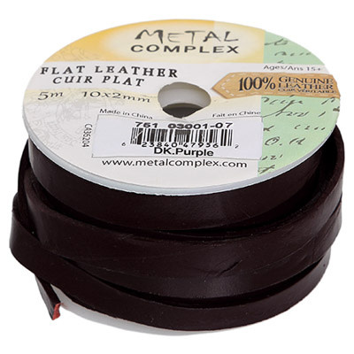 Flat Leather 10 x 2mm (5 Meter Roll) - Samaroo's Limited