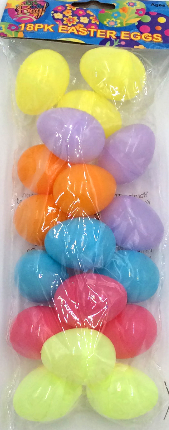 24ct 2 inches Easter Eggs; Pastel Asst - Samaroo's Limited