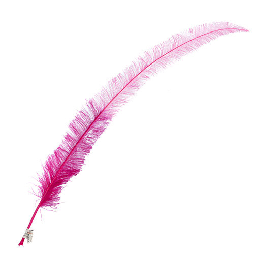 Ostrich Nandu 22-24in Two Tone Pretty in Pink - Samaroo's Limited