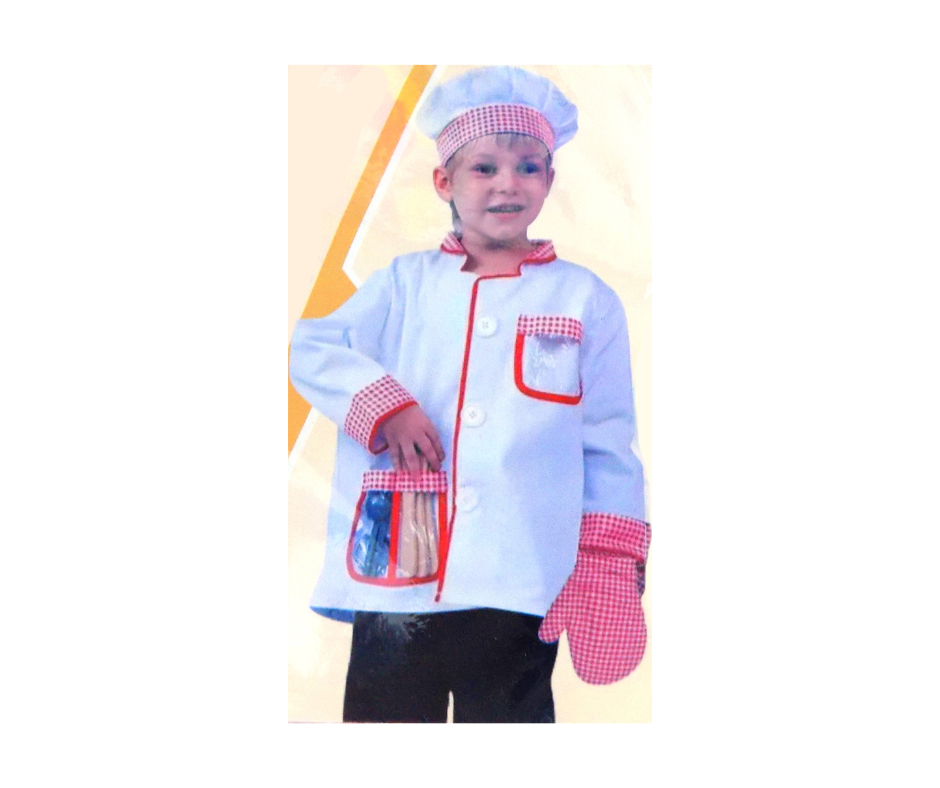 Chef Costume - Kids (Large) - Samaroo's Limited