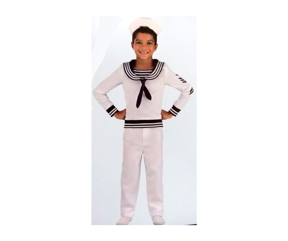 Navy Costume - Kids (Medium) - Samaroo's Limited