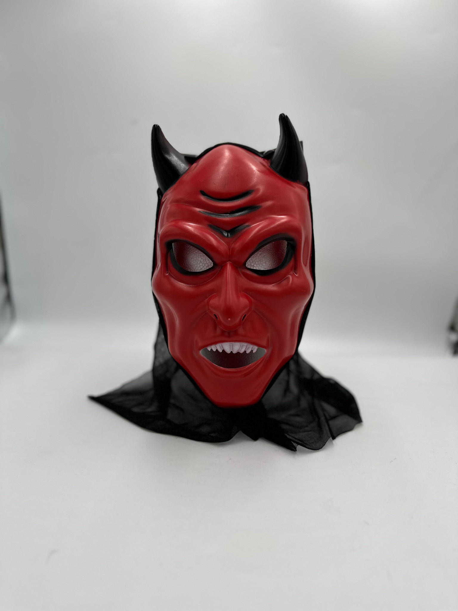 MASK HALLOWEEN DEMON W/ CLOTH - Samaroo's Limited