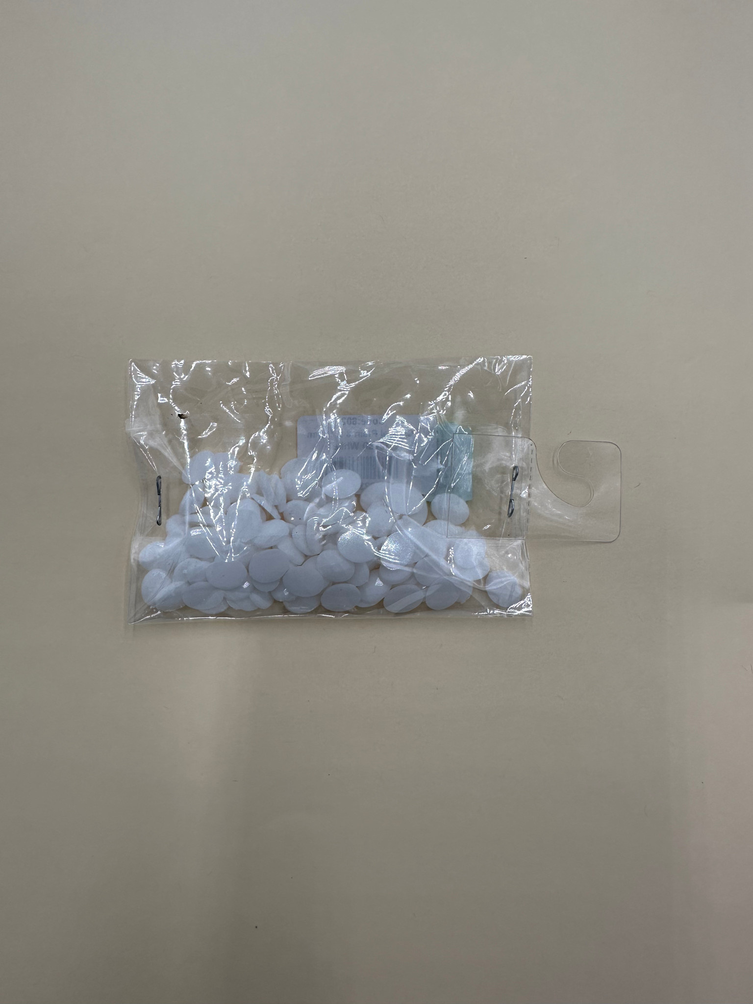 Crystal Plain 10mm Round White - Samaroo's Limited