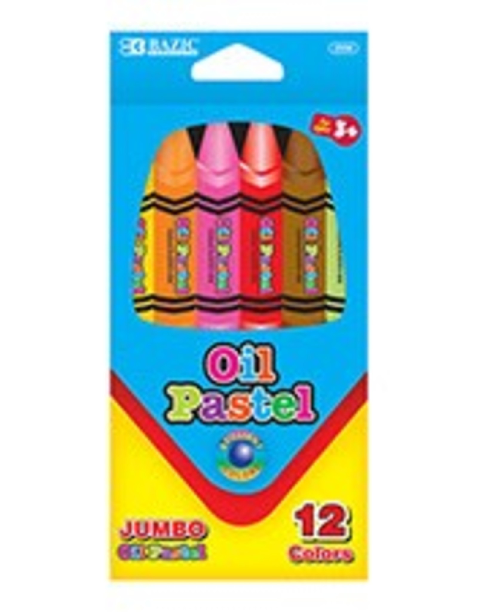 12 Color Jumbo Oil Pastel - Samaroo's Limited