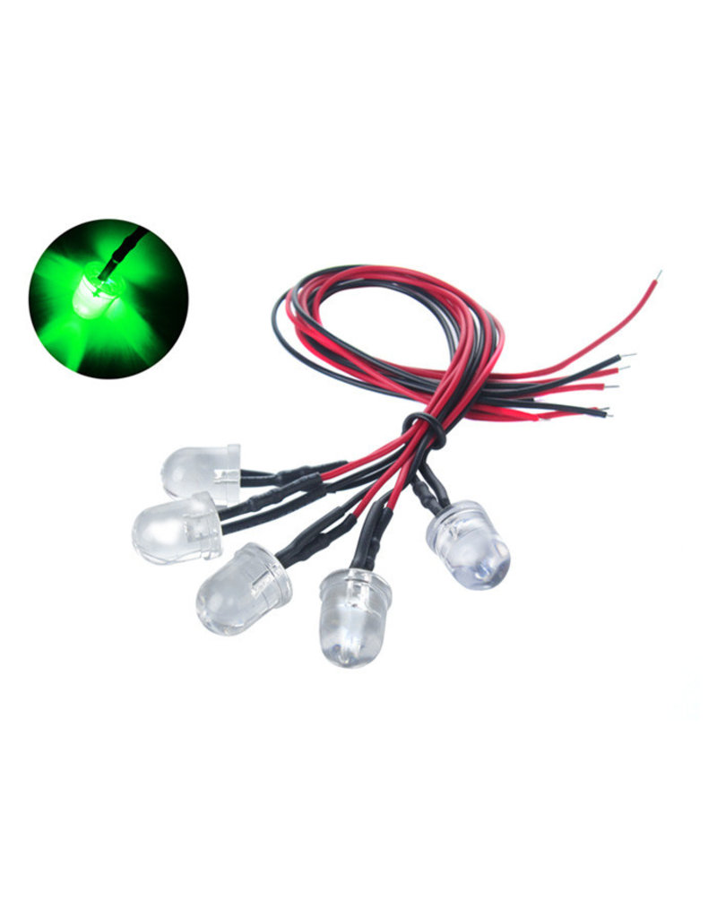 LED-10MM-5G PRE-WIRED 10MM BRIGHT GREEN LED BULBS (5) - My Tobbies ...