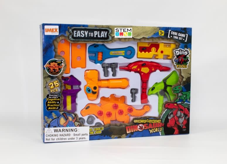 IMX14716 25PCS DINOSAUR TOOL KIT - My Tobbies - Toys & Hobbies