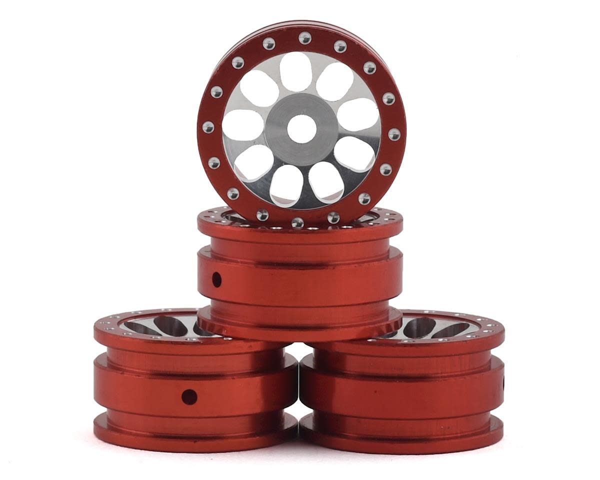 OLHGA4010 ALUMINUM POROUS 9 HOLE WHEEL (RED) (4) - My Tobbies - Toys ...