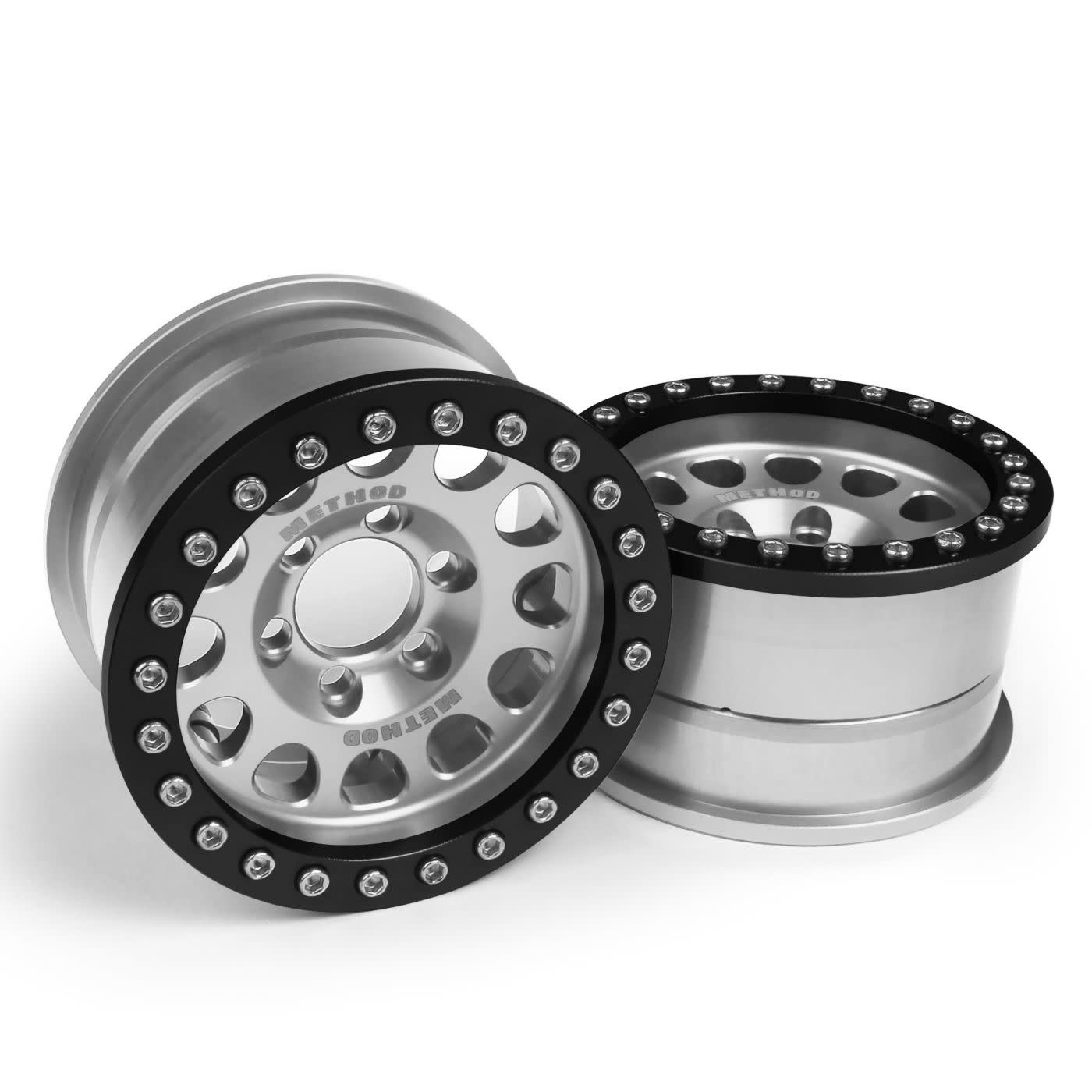 VPS07914 METHOD 105 1.9 BEADLOCK CRAWLER WHEELS (CLEAR/BLACK) (2) - My ...