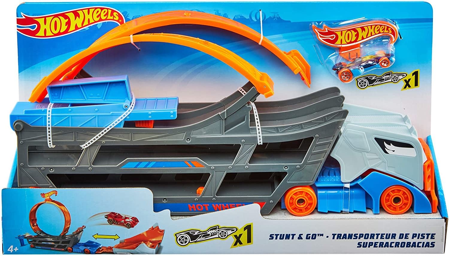 MTL GCK38 HOTWHEELS STUNT & GO TRACK SET - My Tobbies - Toys & Hobbies