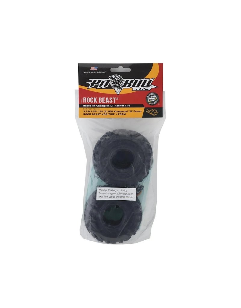 PBTPB9020AK PIT BULL TIRES ROCK BEAST XOR 1.55" SCALE ROCK CRAWLER ...