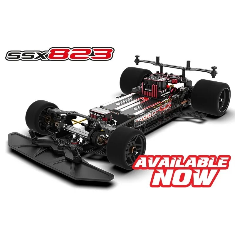 COR00133 1/8 SSX-823 ON ROAD PAN CAR CHASSIS KIT (NO BODY, MOTOR, TIRES ...