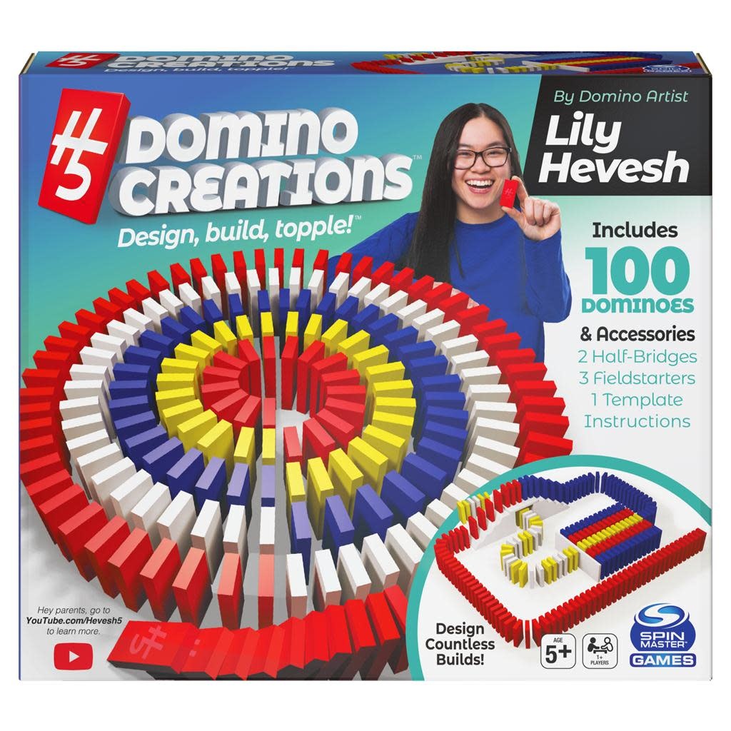 SPNM6059104 H5 DOMINO CREATIONS 100 PIECES - My Tobbies - Toys & Hobbies