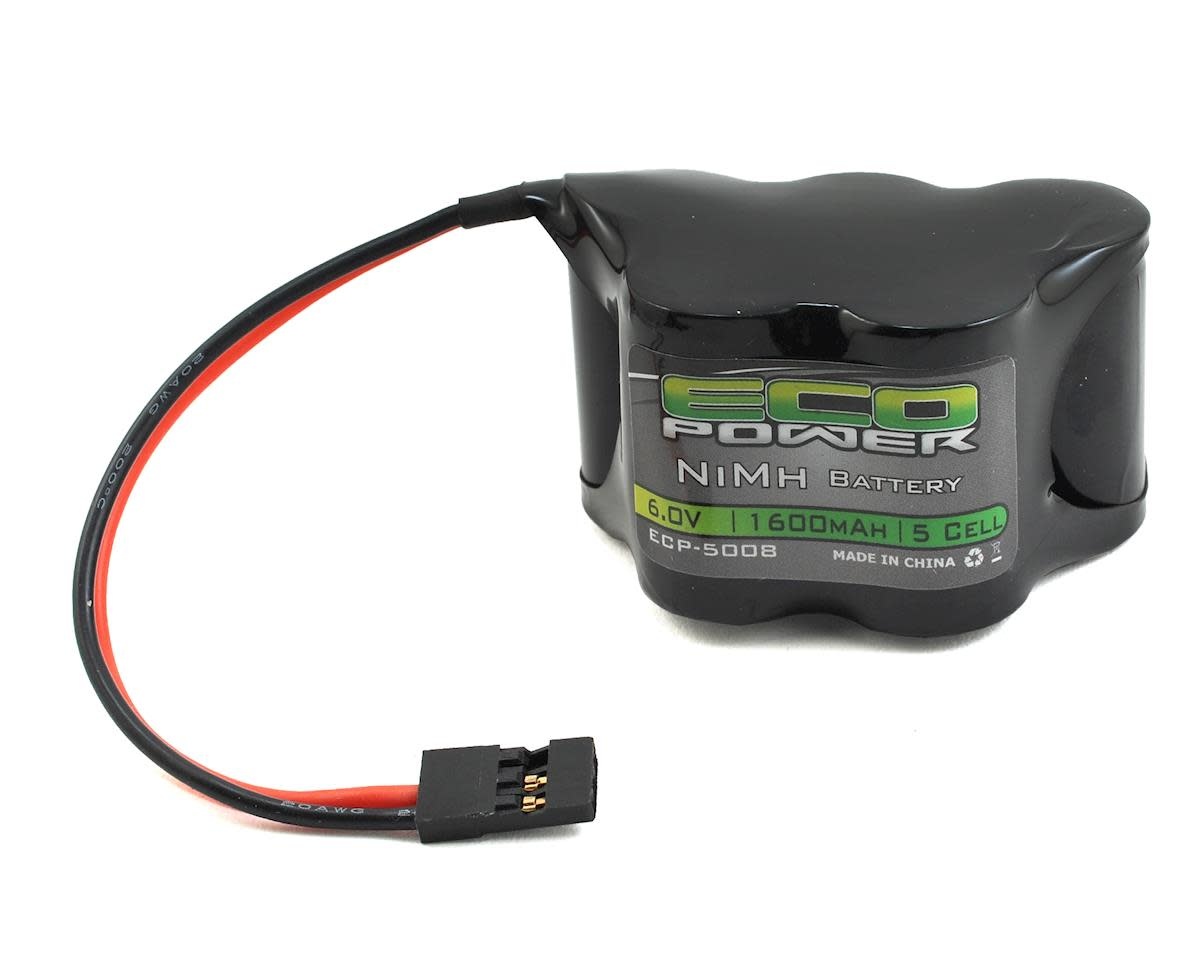 ECP-5008 5-CELL NIMH 2/3A HUMP RECEIVER BATTERY PACK (6.0V/1600MAH ...