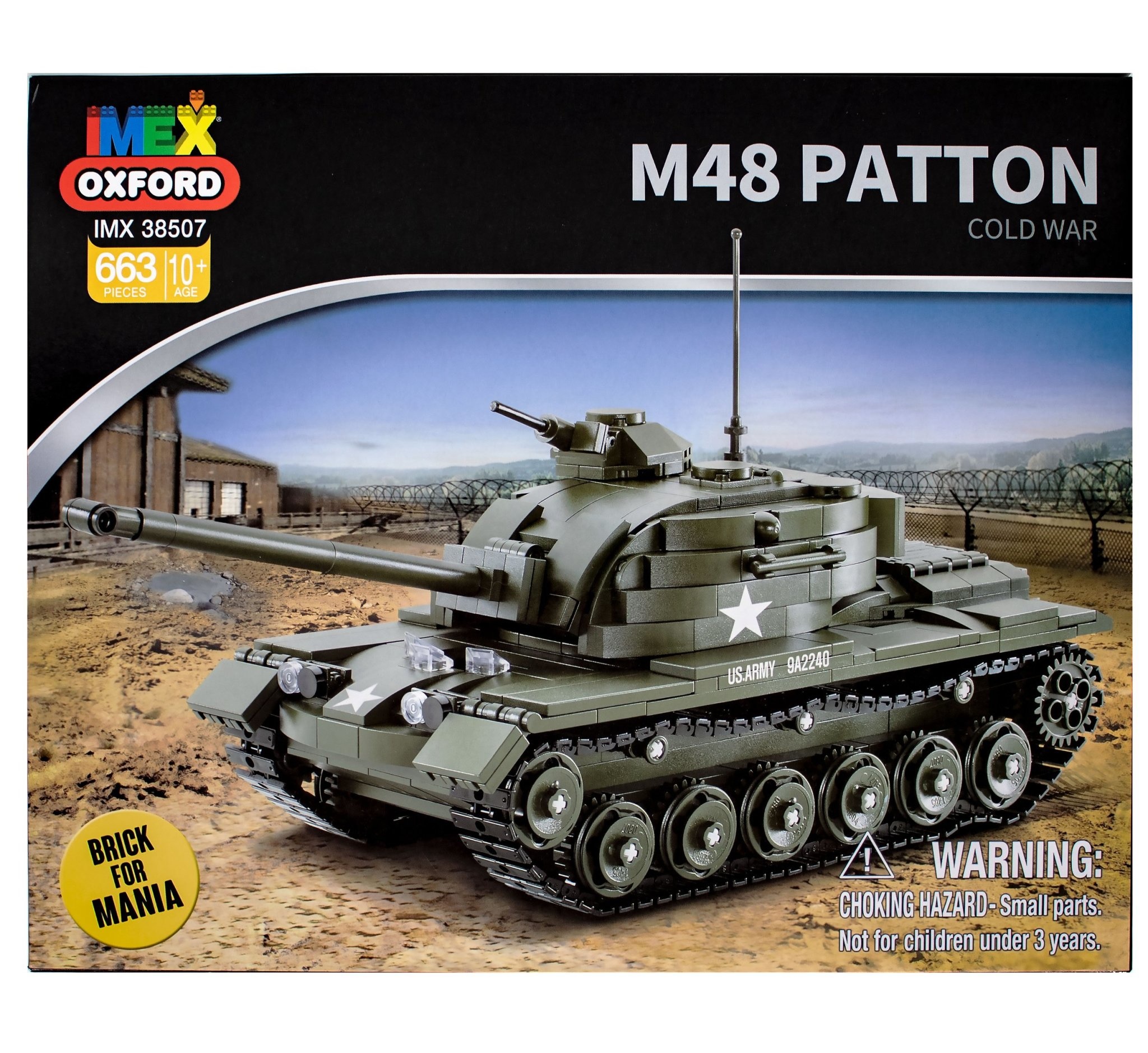 IMX38507 M48 PATTON TANK 633 PCS 4 PACK MASTER - My Tobbies - Toys ...