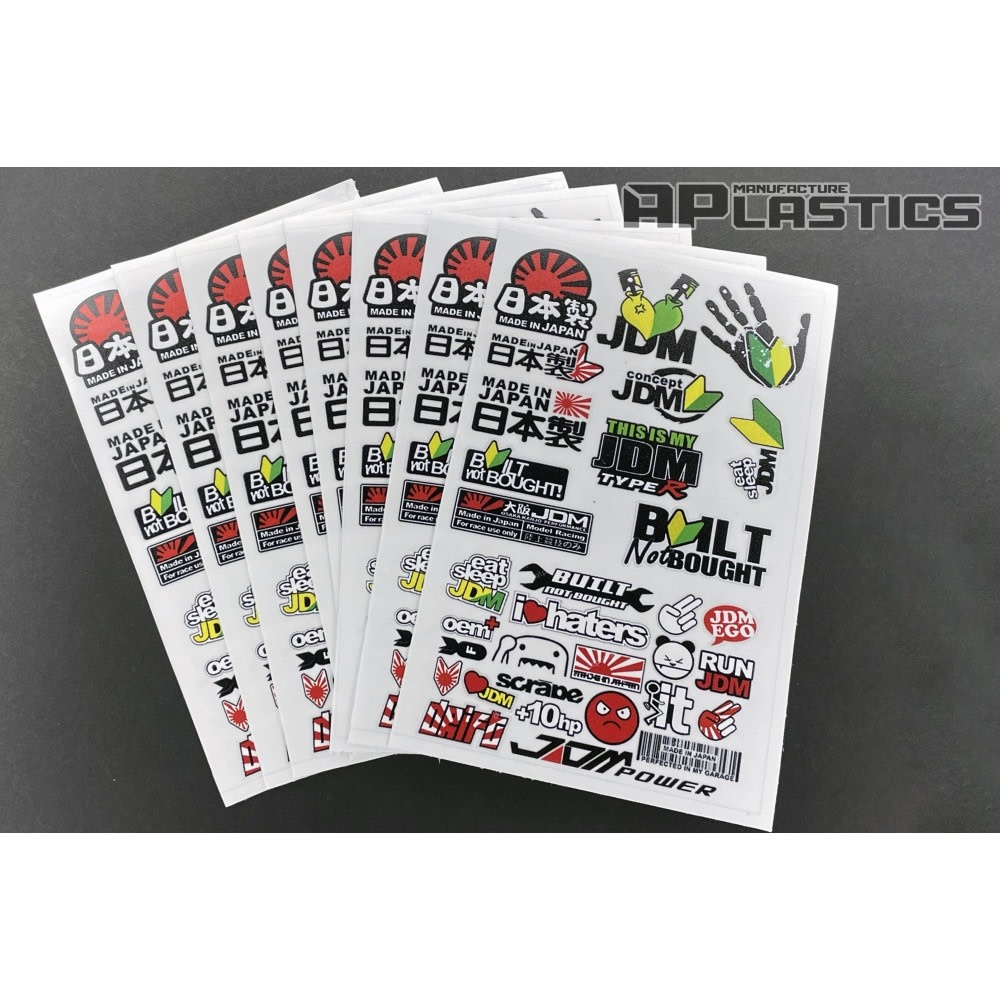 APS4007 APLASTICS STICKER SET 7 - My Tobbies - Toys & Hobbies